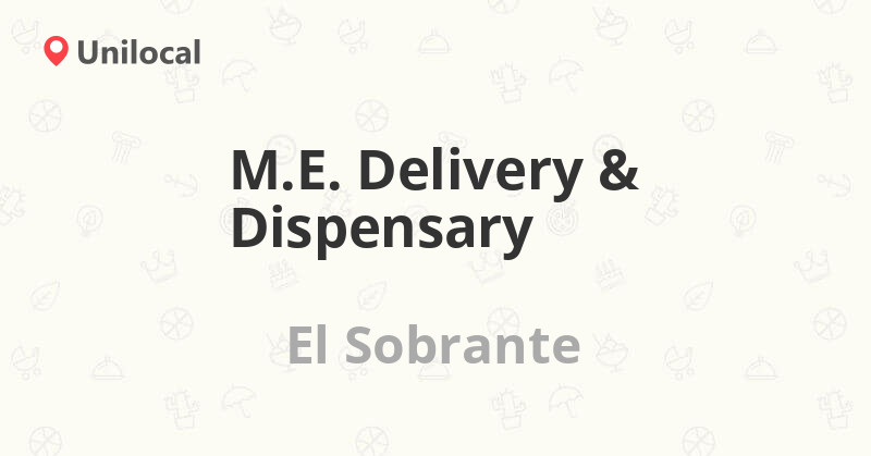M.E. Delivery & Dispensary – El Sobrante, 3823 San Pablo Dam Rd (13 ... M.E. Delivery & Dispensary – El Sobrante, 3823 San Pablo Dam Rd (13 ...